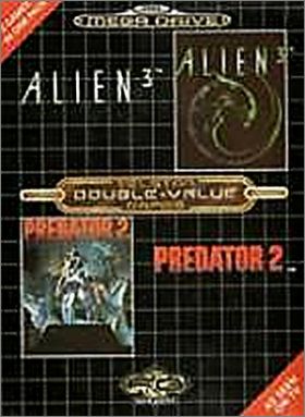Telstar Double Value Games - Alien 3 (III) + Predator 2 (II)