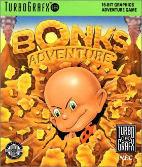 Bonk 1 - Bonk's Adventure (PC Genjin 1 Hudson Soft Vol. 24) TurboGrafx16